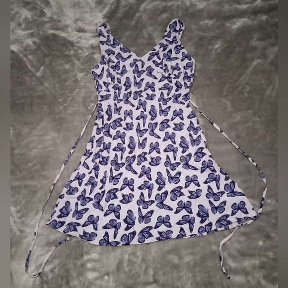 wild fable | Dresses | Woven Slip Dress Wild Fablepurple Butterfly Xs ...